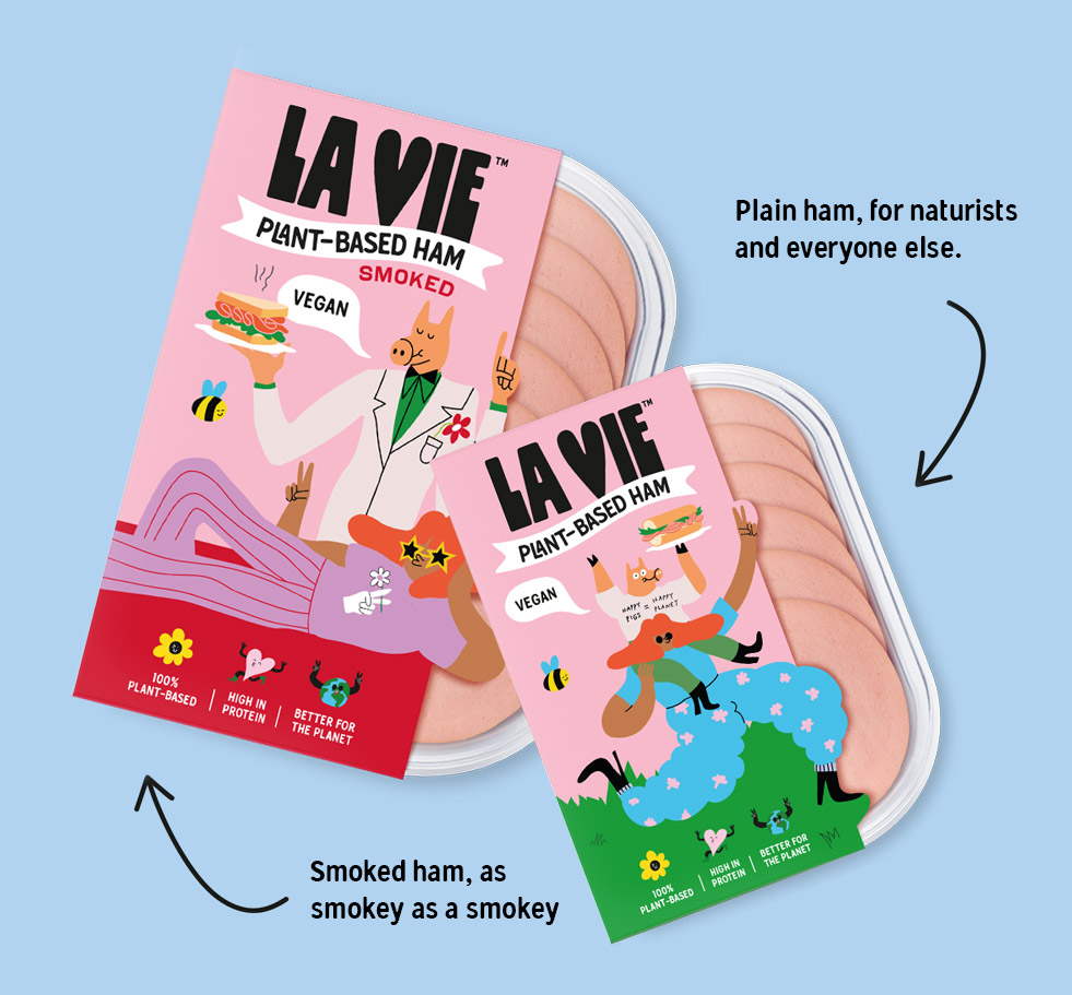 Plant-based ham - La Vie