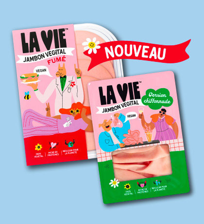 Jambon vegan : Le jambon sans viande de porc La Vie™ Foods